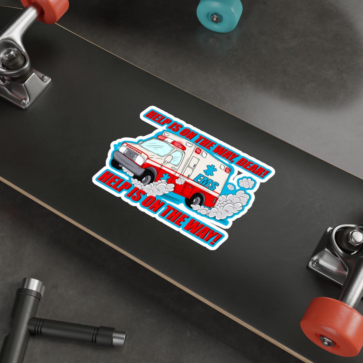 Ambulance EMS Sticker | First Responder Stickers | Mirth Madhouse Kiss ...