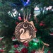 Swan Christmas Ornament | Original Drawing on Birch Wood - Etsy