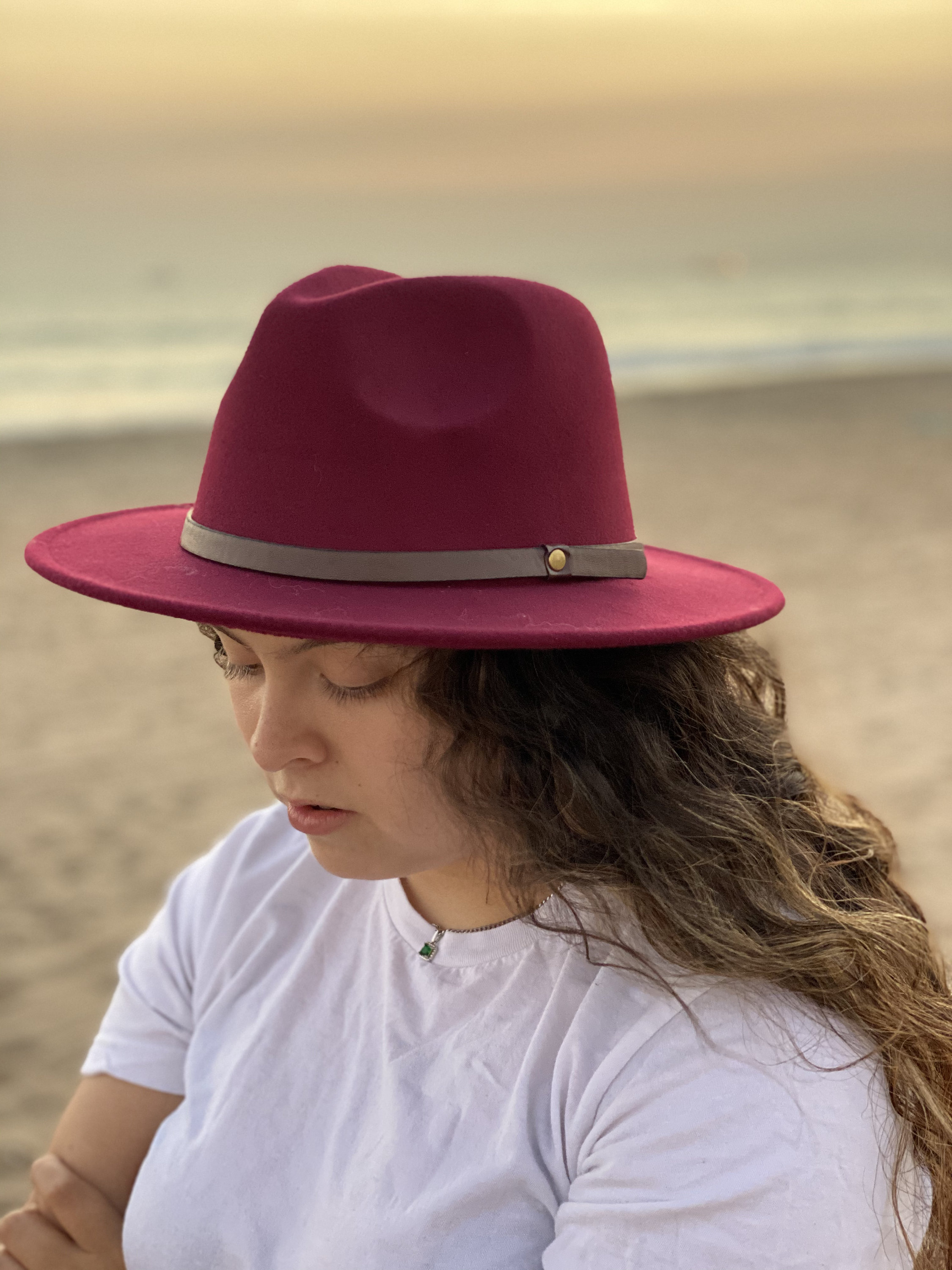 Sombrero de fieltro ranchero, sombrero de fieltro de lana clásico ...