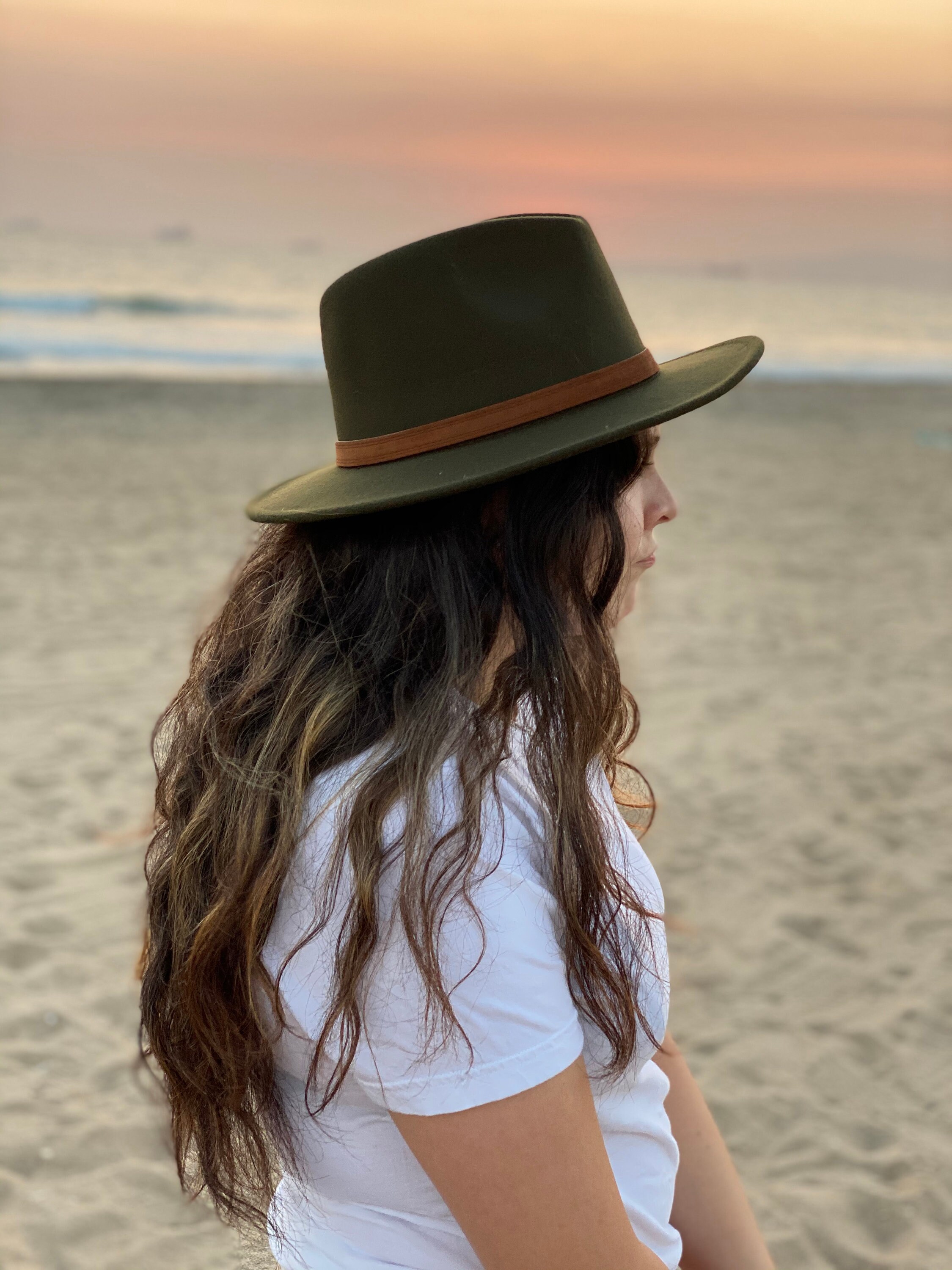 Sombrero de fieltro ranchero, sombrero de fieltro de lana clásico ...