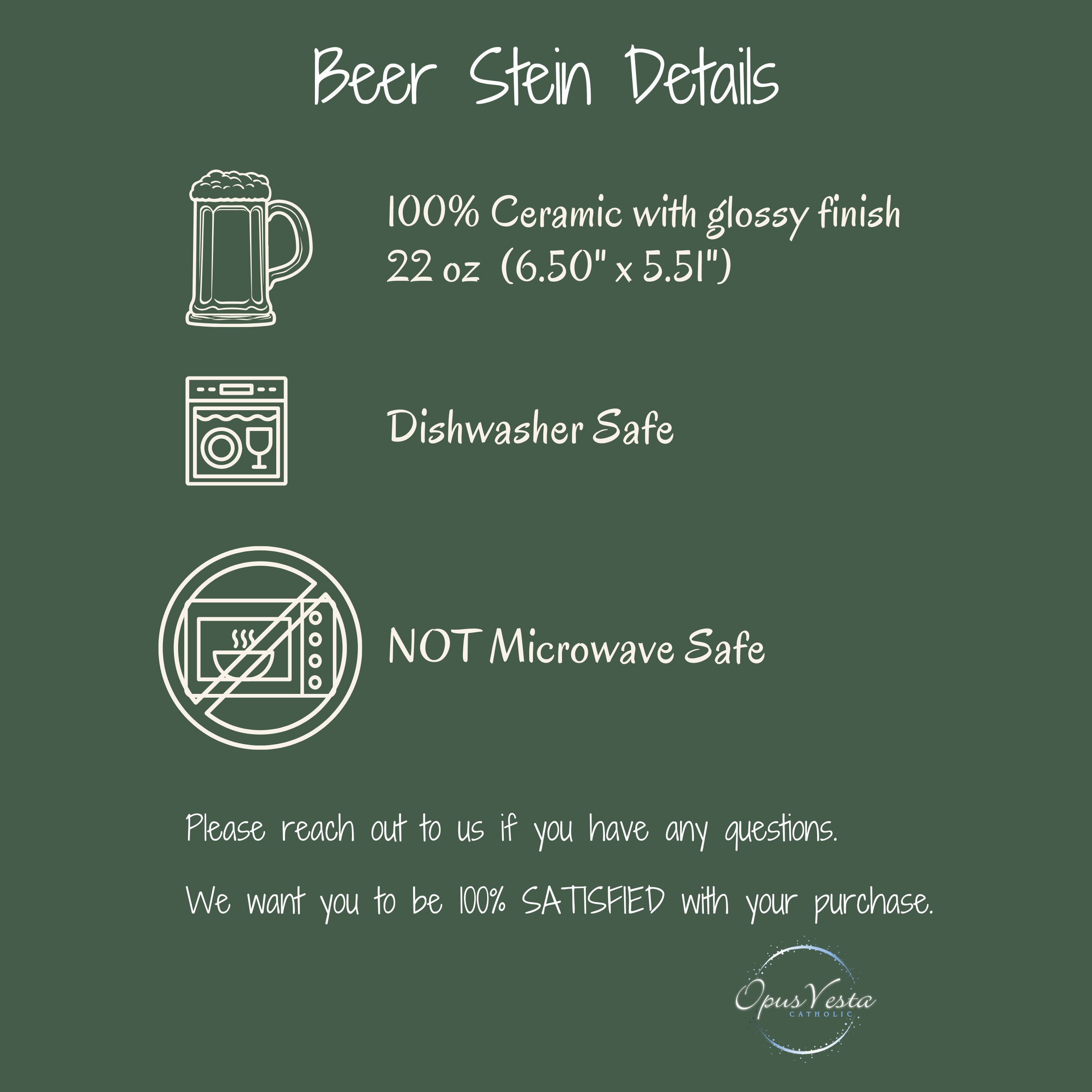 Beer Stein Ceramic 22 Oz Vintage Style GK Chesterton Pint Pipe Cross ...