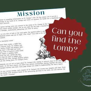 Escape Room for Kids | Printable Kit | St George the Dragonslayer ...