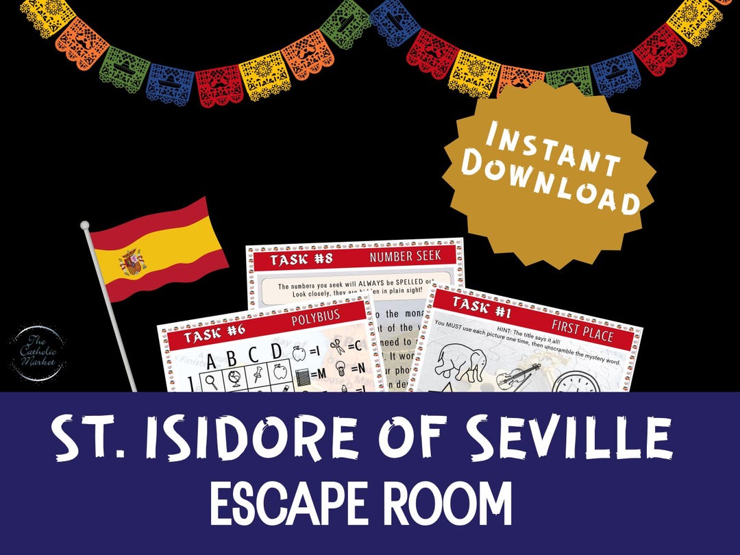 Escape Room for Kids | Printable Kit | St Isidore Seville | Spain ...