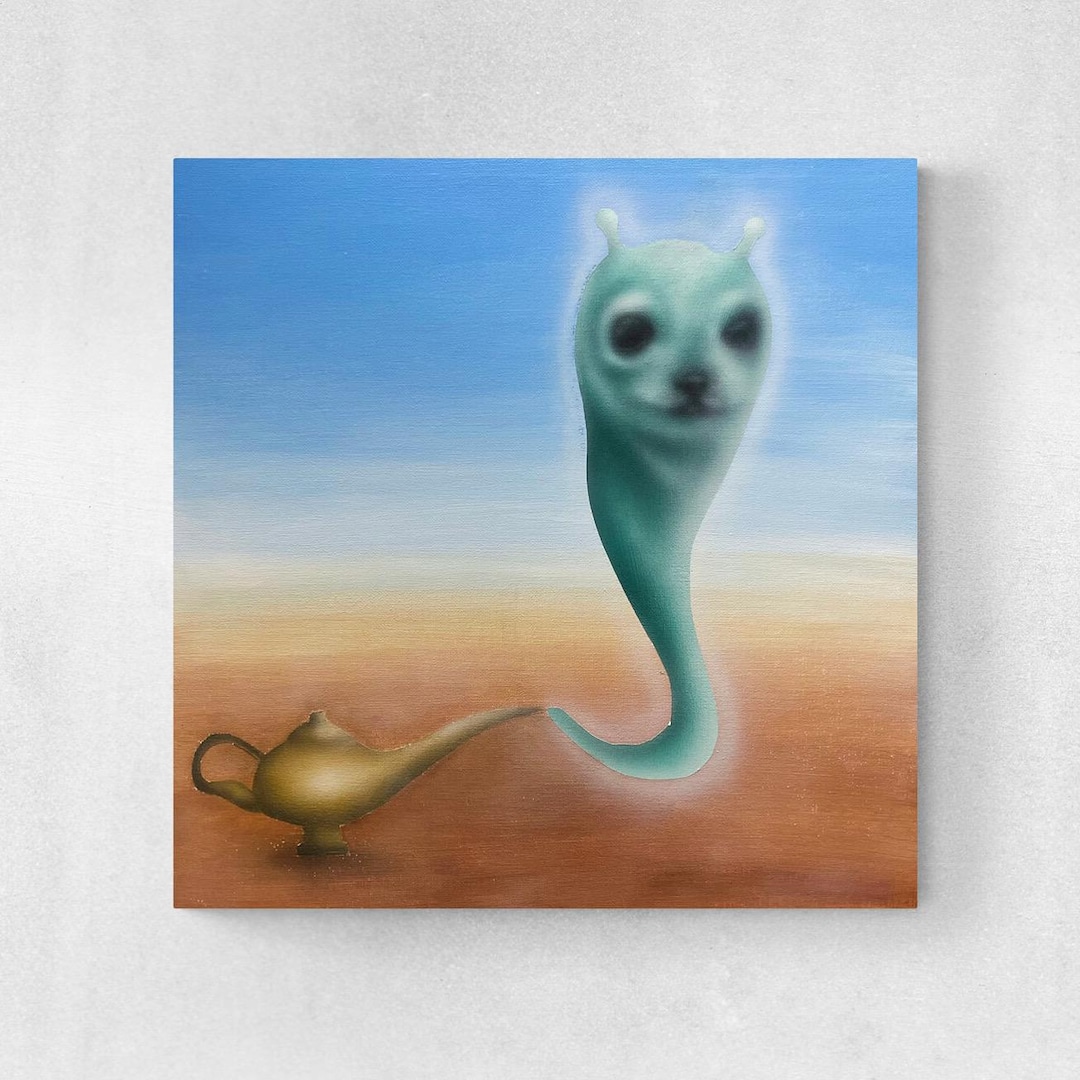 Genie Funny Animal Airbrush Painting - Etsy