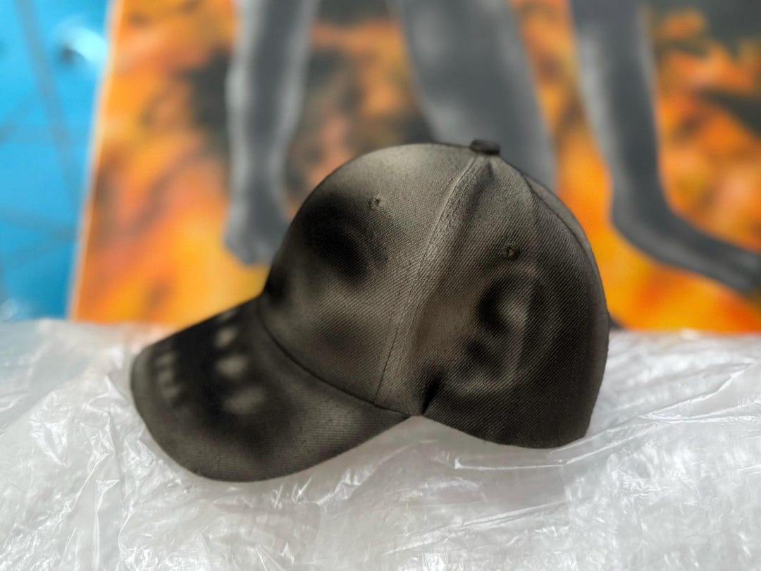 Custom Airbrushed Baseball Cap - One-of-a-kind Wearable Art - Etsy