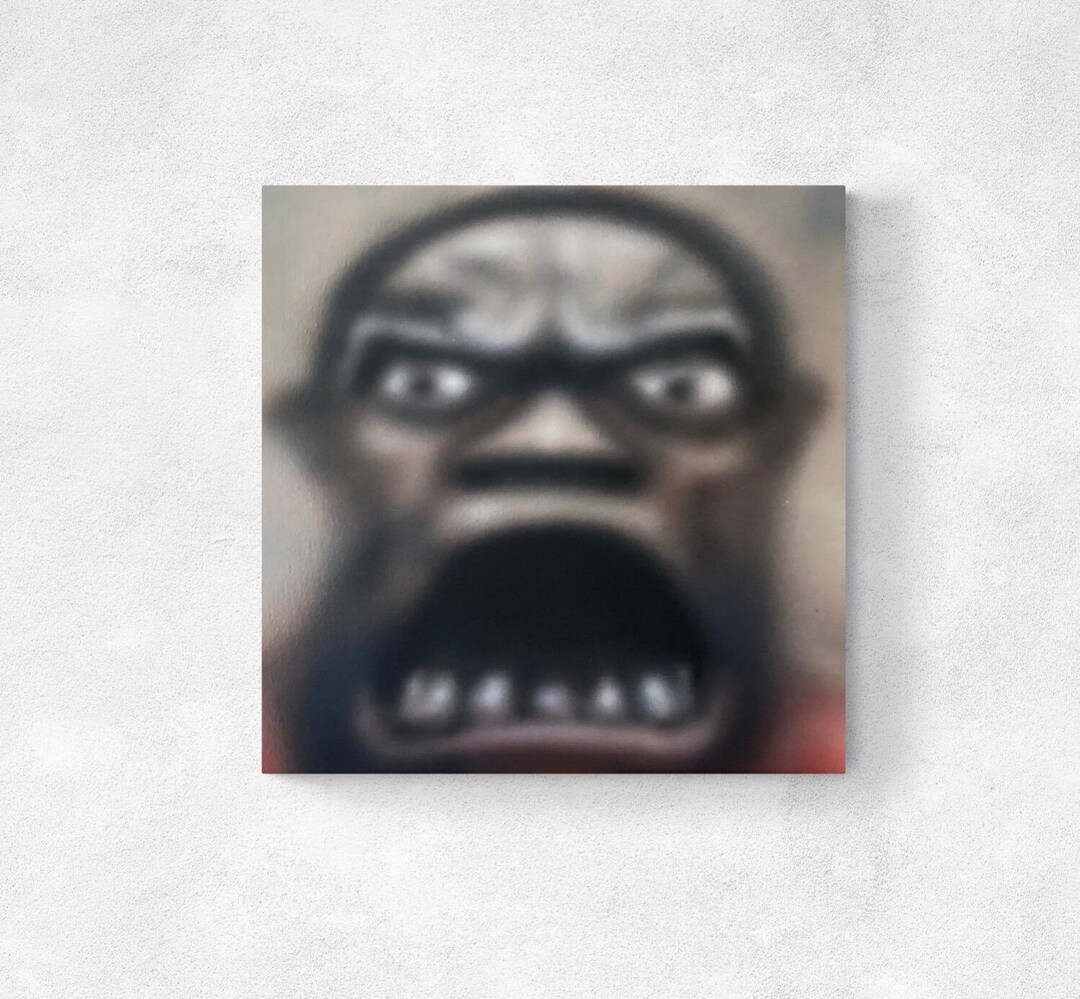 Airbrush Meme Funny Painting - Screaming Angry Face - Etsy