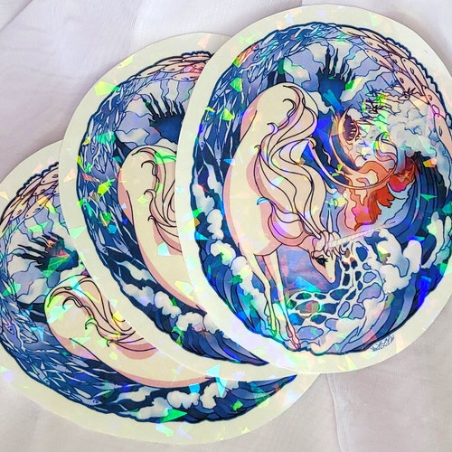 The Last Unicorn Movie Poster Sticker | Etsy