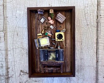 Diorama Box Tv - Etsy