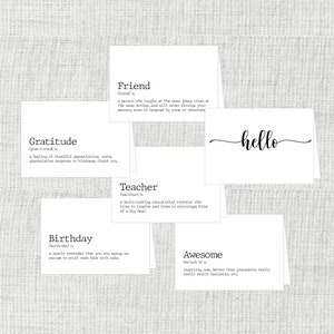 Farmhouse Note Cards | Black & White Stationery - Etsy