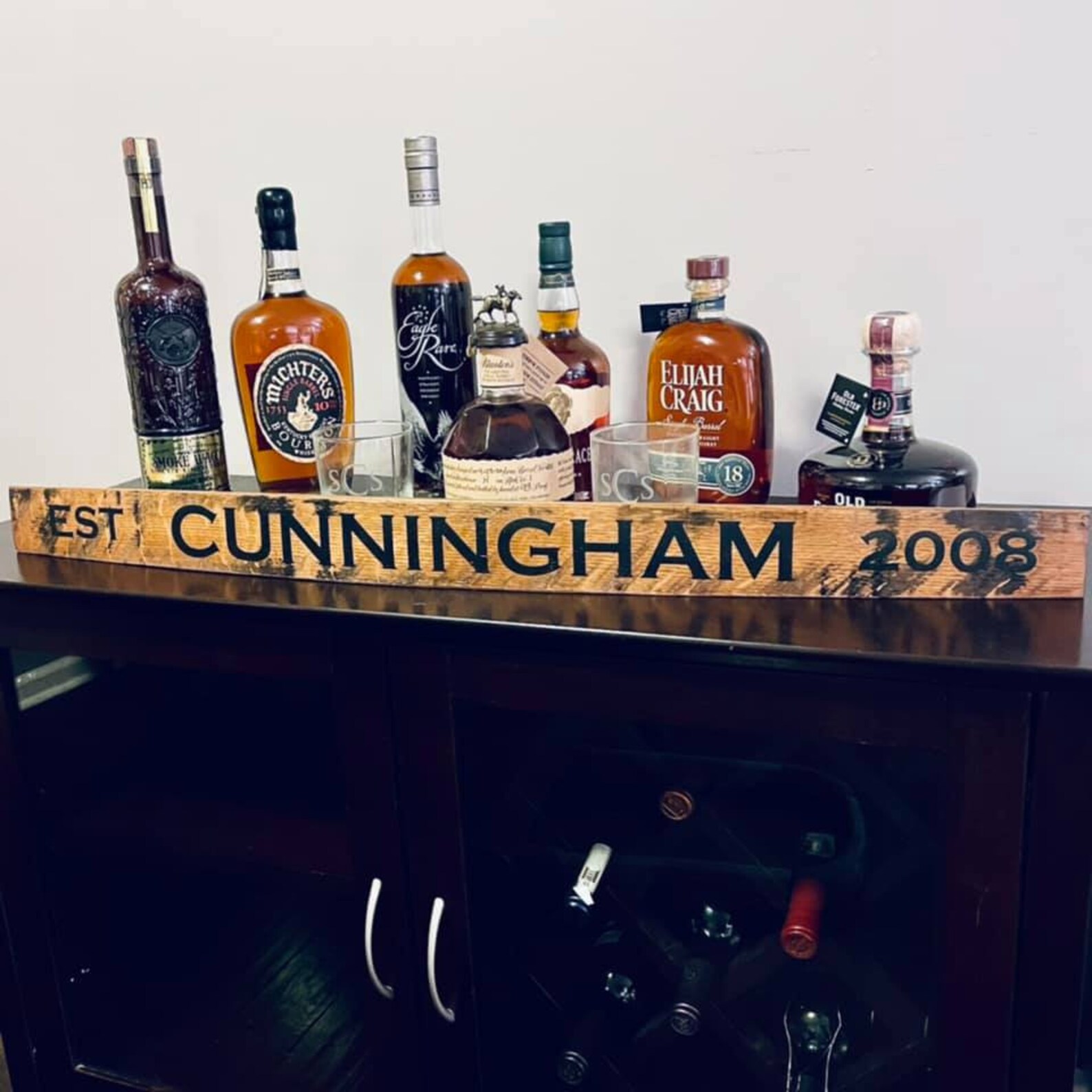 Bourbon Barrel Stave Sign Personalized Bourbon Sign - Etsy