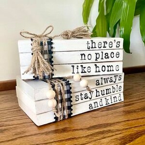 DIY Book Stack Supplies | Hand Stamped Book Kit | Make Your Own Book ...