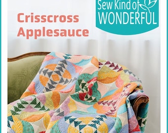 Crisscross Applesauce Quilt Pattern, Digital PDF Pattern, Sew Kind of ...