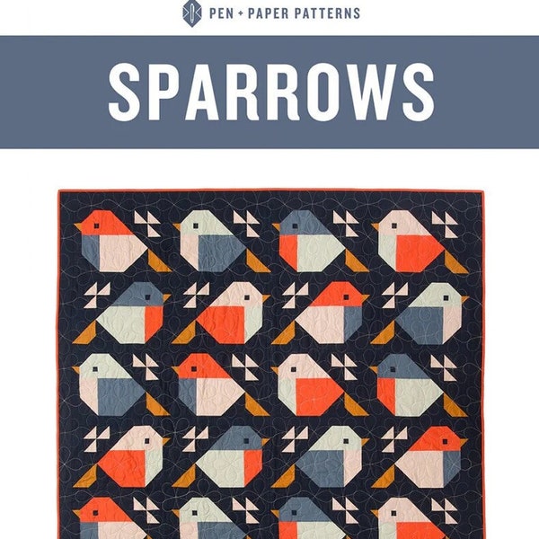 Sparrow Quilt Pattern - Etsy