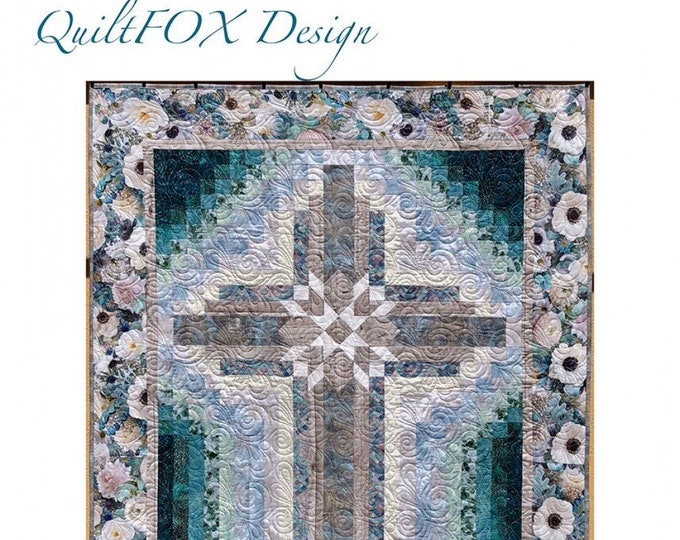 Quilt Fox Design Farmhouse Cross Wallhanging Pattern Finished Size: 46 ...