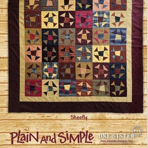 One Sister Plain and Simple Pattern Book - 3 Patterns per Booklet - Etsy