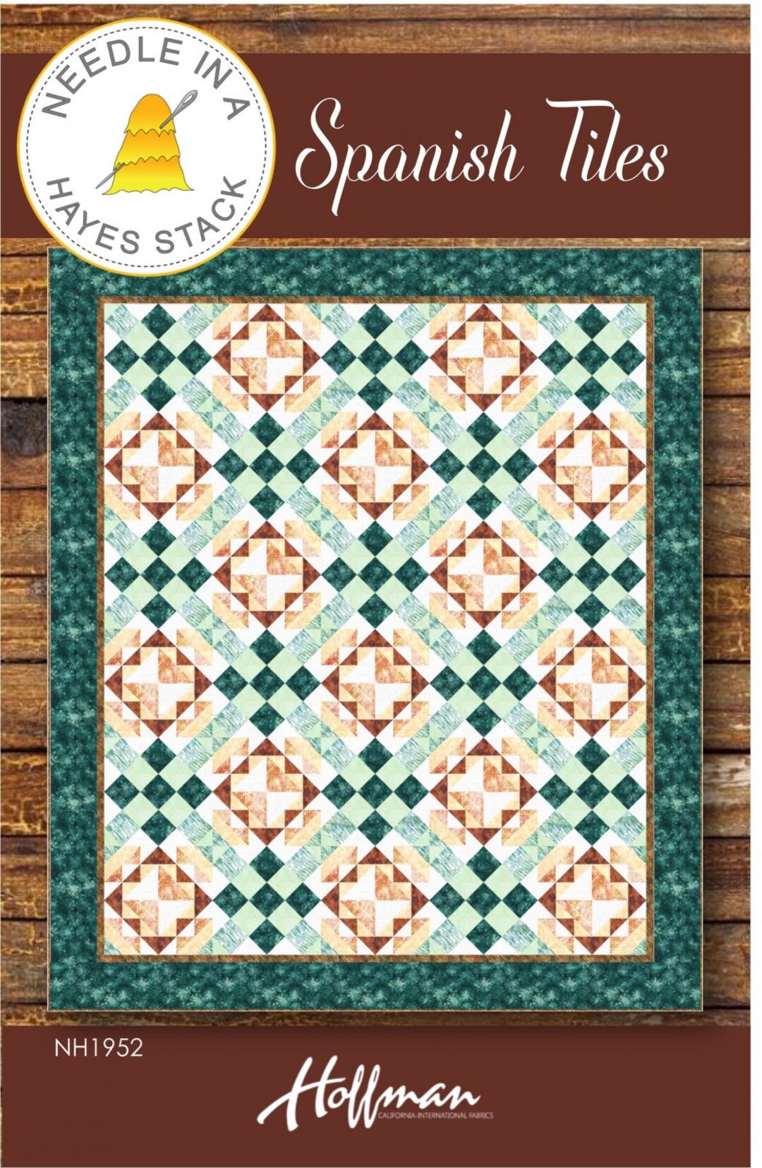 Needle in A Hayes Stack Spanish Tile Quilt Pattern Finished Size: 67 ...