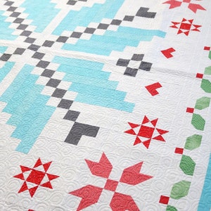 A Bright Corner Winter Magic Quilt Pattern finished Size: 78x78 - Etsy