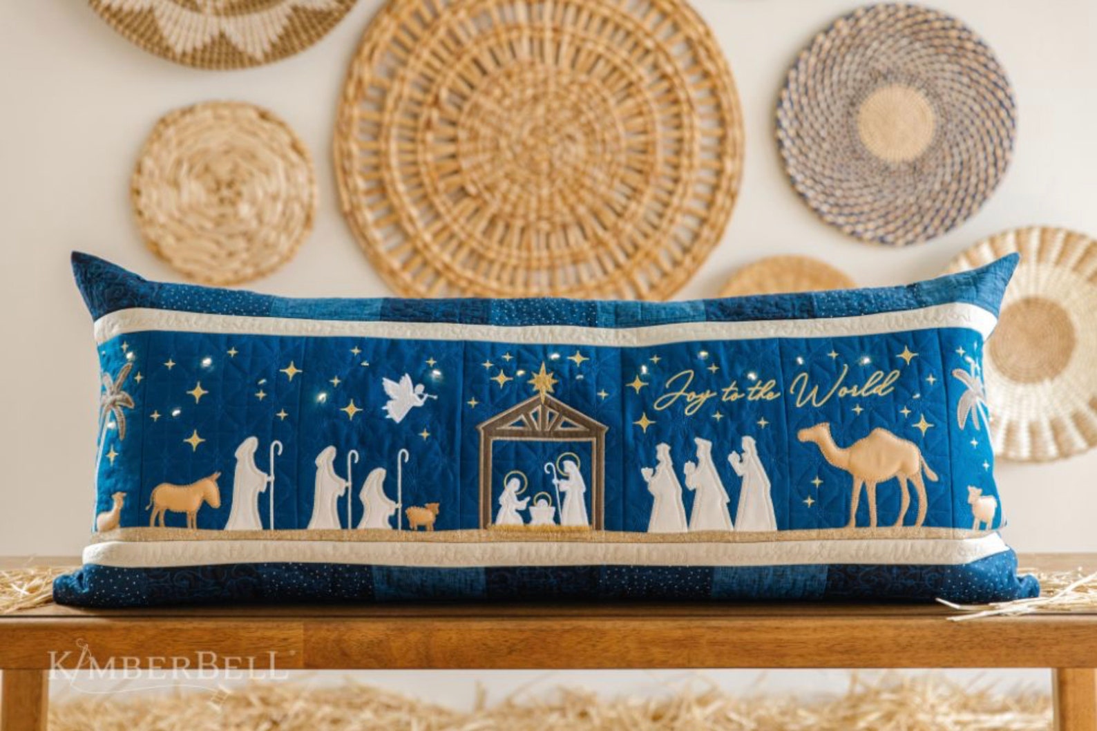 Kimberbell Nativity Bench Pillow Collection (ME CD, Fabric Kits, and ...