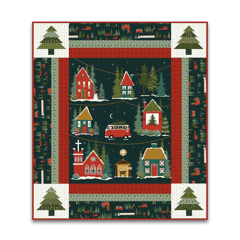 Christmas Quilt Panels - Etsy