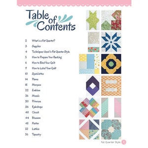 It’s Sew Emma Fat Quarter Style Pattern Book (12 Quilt Patterns per ...