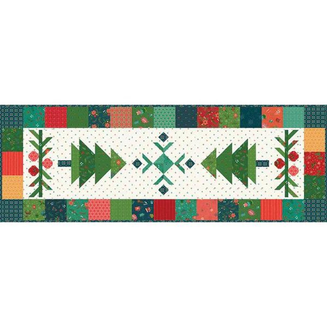 READY TO SHIP Riley Blake Under the Pines Table Runner Kit Featuring ...