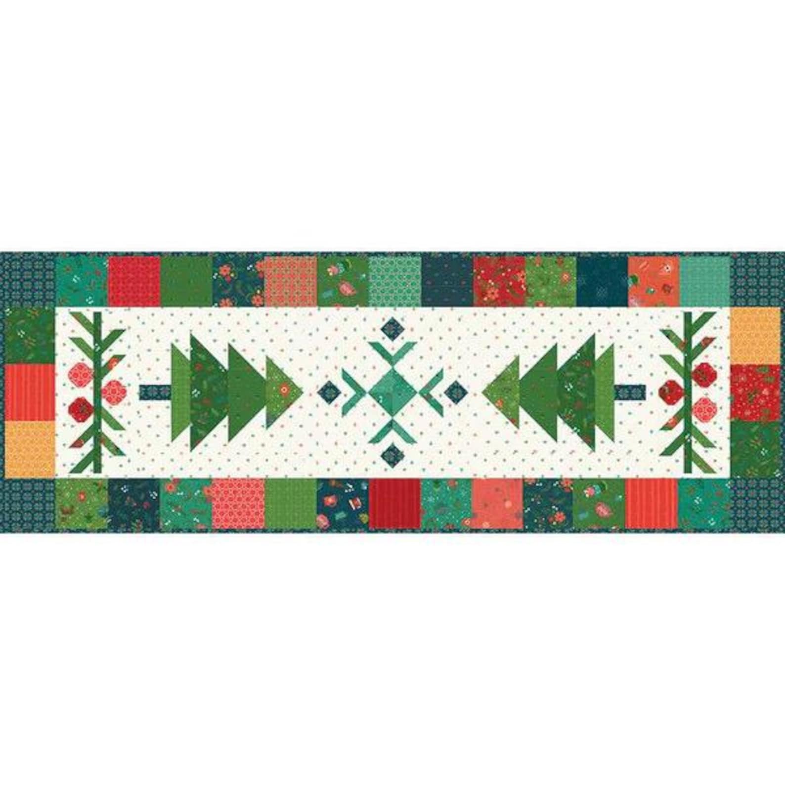 Riley Blake Under the Pines Table Runner Kit Featuring Heather Peterson ...