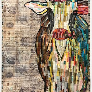 Fiberworks Laura Heine Abilene Collage Wall Quilt Pattern Finished Size ...
