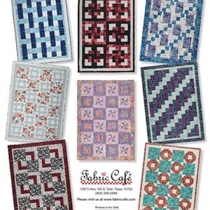 Fabric Cafe Quick as A Wink Quilt Pattern Book - 8 Patterns per Book ...