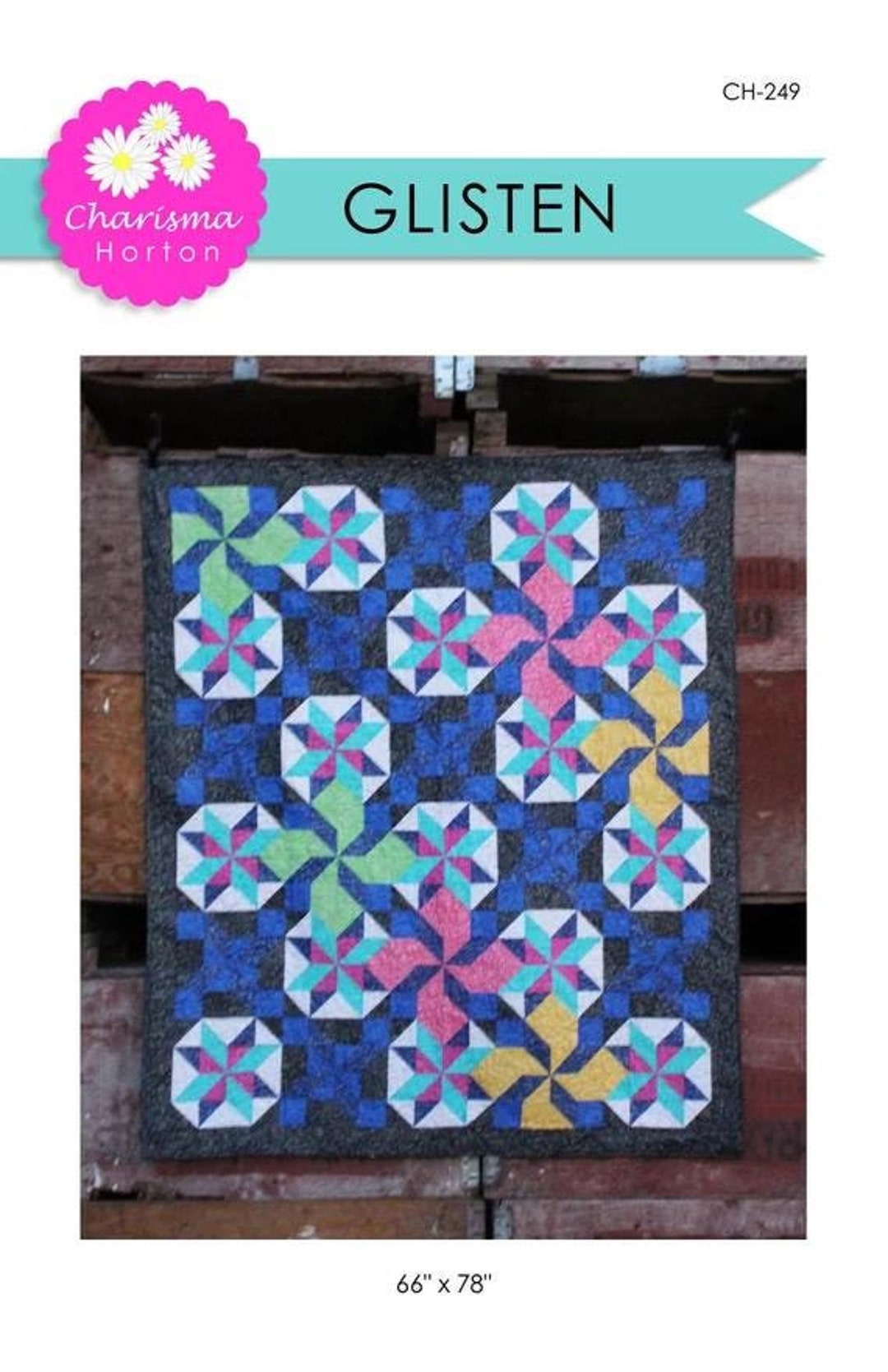 Charisma Horton Glisten Quilt Pattern Finished Size: 66"x78" - Etsy