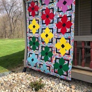 Rachel Rossi Trellis Twist Quilt Pattern (5 Size Variations per Pattern ...