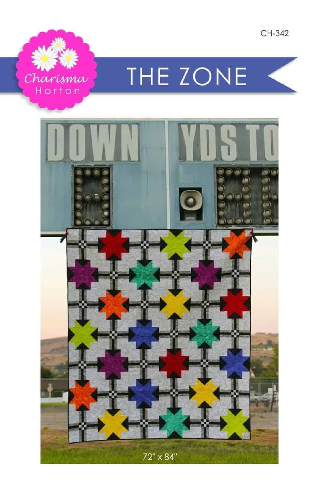 Charisma Horton the Zone Quilt Pattern Finished Size 72"x84" - Etsy