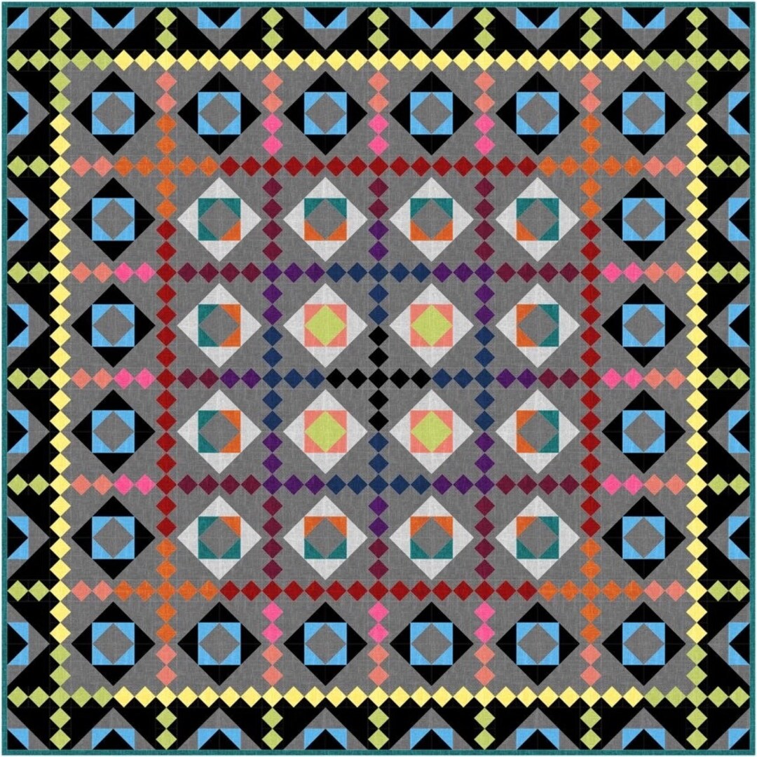 Gourmet Quilter Solidarity Quilt Pattern Finished Size: 70"x70" - Etsy