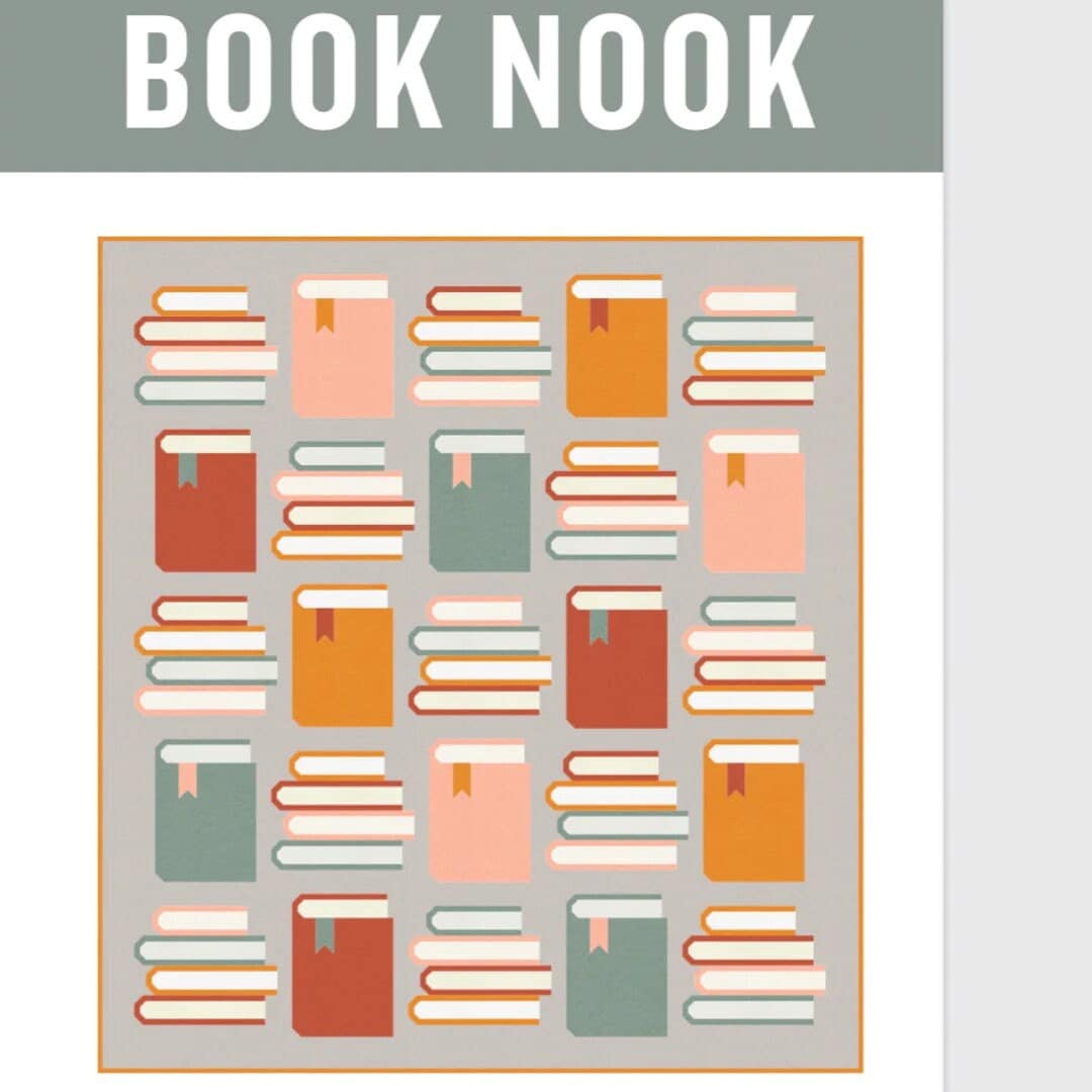 Pen + Paper Patterns Book Nook Quilt Pattern - 2 Size Variations per ...