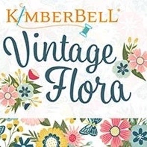 Maywood Studio Kimberbell Vintage Flora Fabric Collection Sparkle on ...
