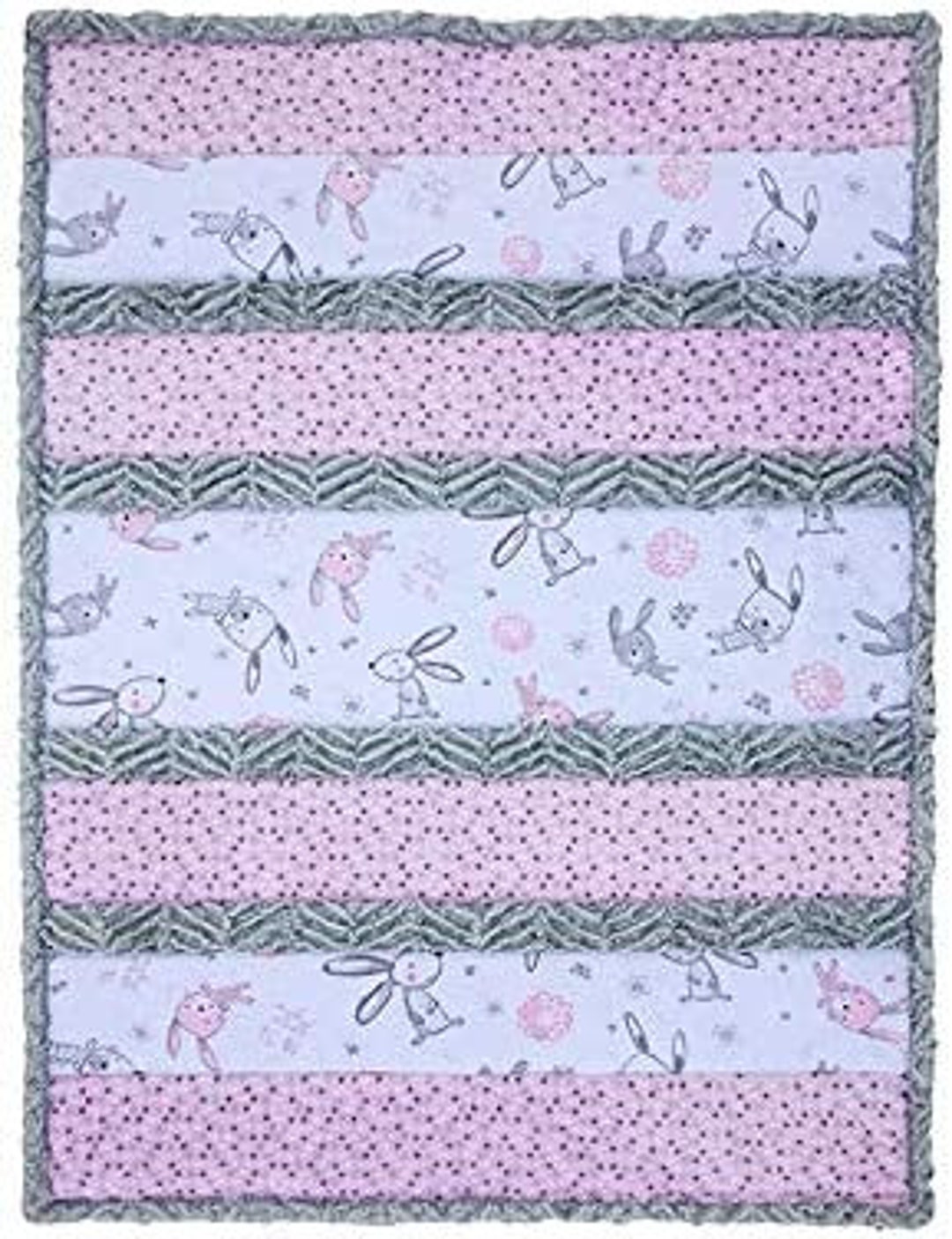 Shannon Fabrics Complete Cuddle Kit Bambino Bunny Hunny Finished Size ...