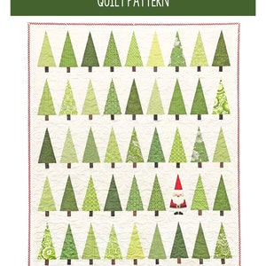 AAAHHHHH Quilting Santa in the Trees Quilt Pattern Finished Size: 50 ...