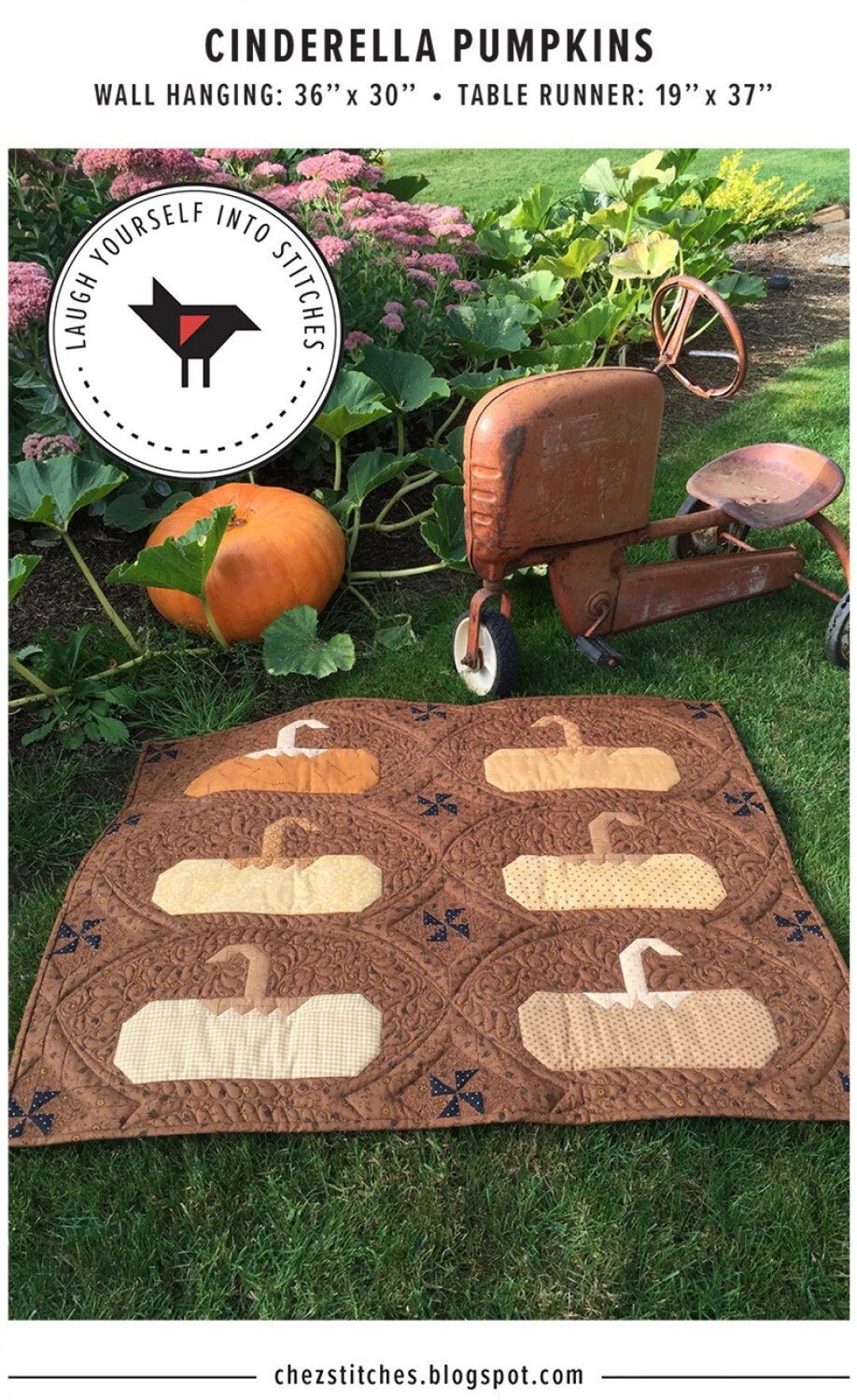 Laugh Yourself Into Stitches Cinderella Pumpkins Wall Hanging and Table ...