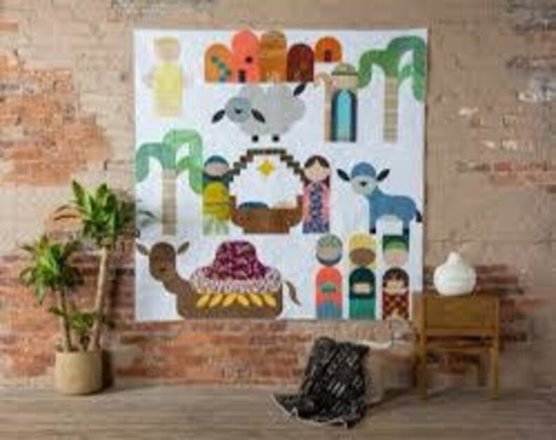 Sew Kind of Wonderful Starry Night Nativity Quilt Pattern #458 - 8 ...