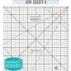Sew Kind of Wonderful Quick Sew Square Rulers (6”, 8”, 10” Sold ...