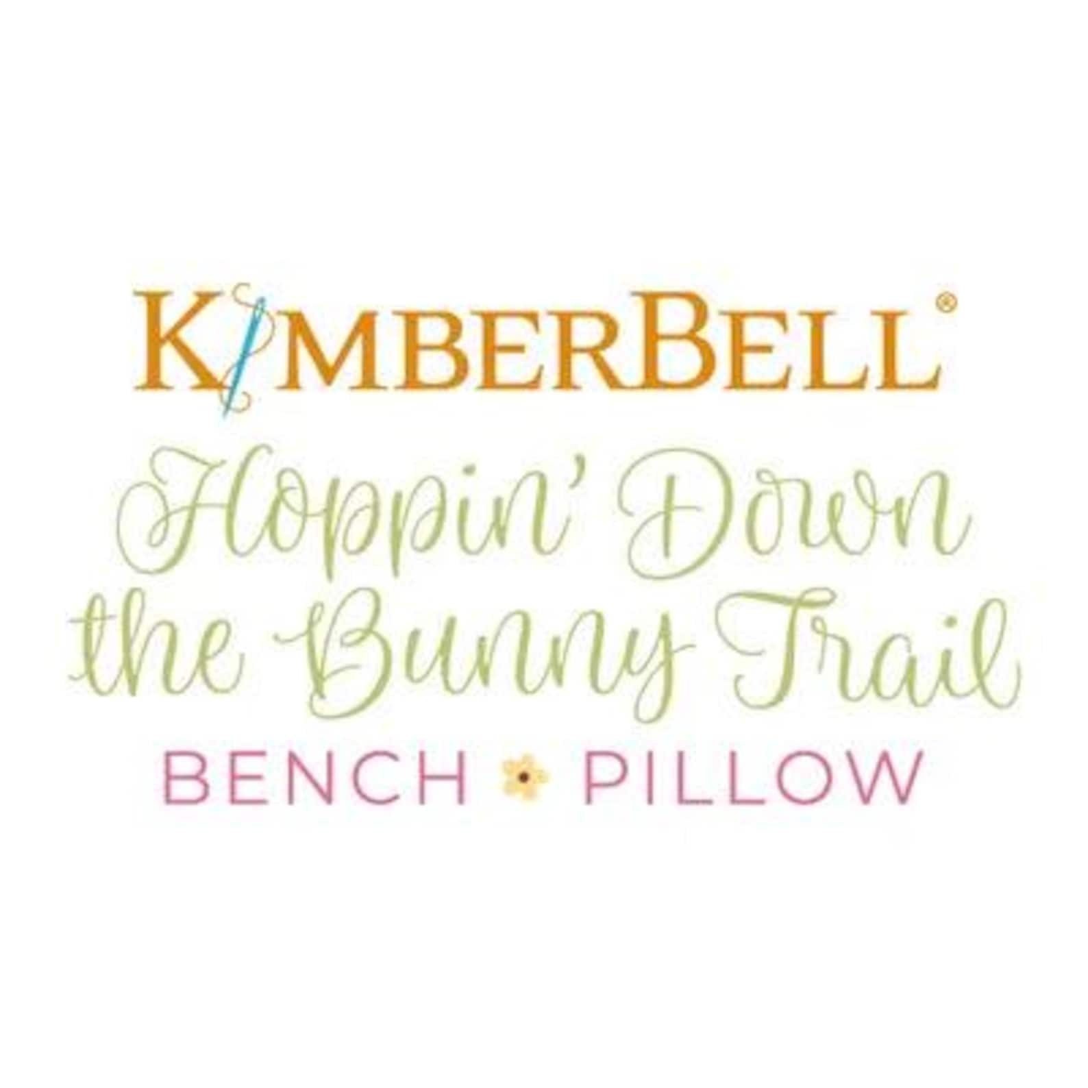 Kimberbell Hoppin Down the Bunny Bench Pillow Collection (ME CD, Fabric ...
