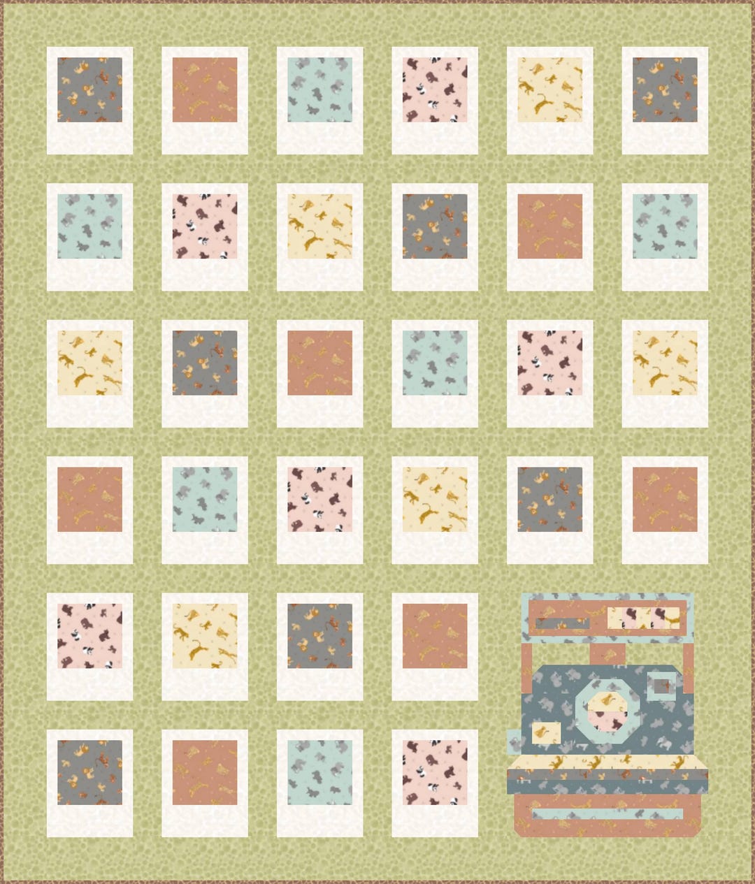 LIMITED EDITION!! Pen + Paper Patterns Snap Happy Quilt Kit Featuring ...