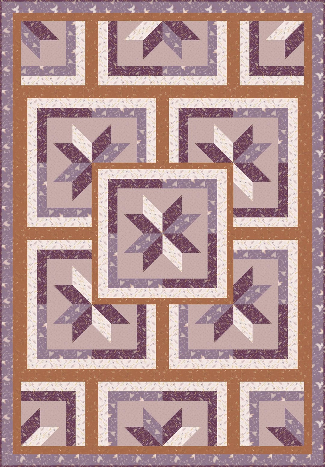 LIMITED EDITION!! Fabric Cafe Zenith Quilt Kit Featuring Lewis & Irene ...