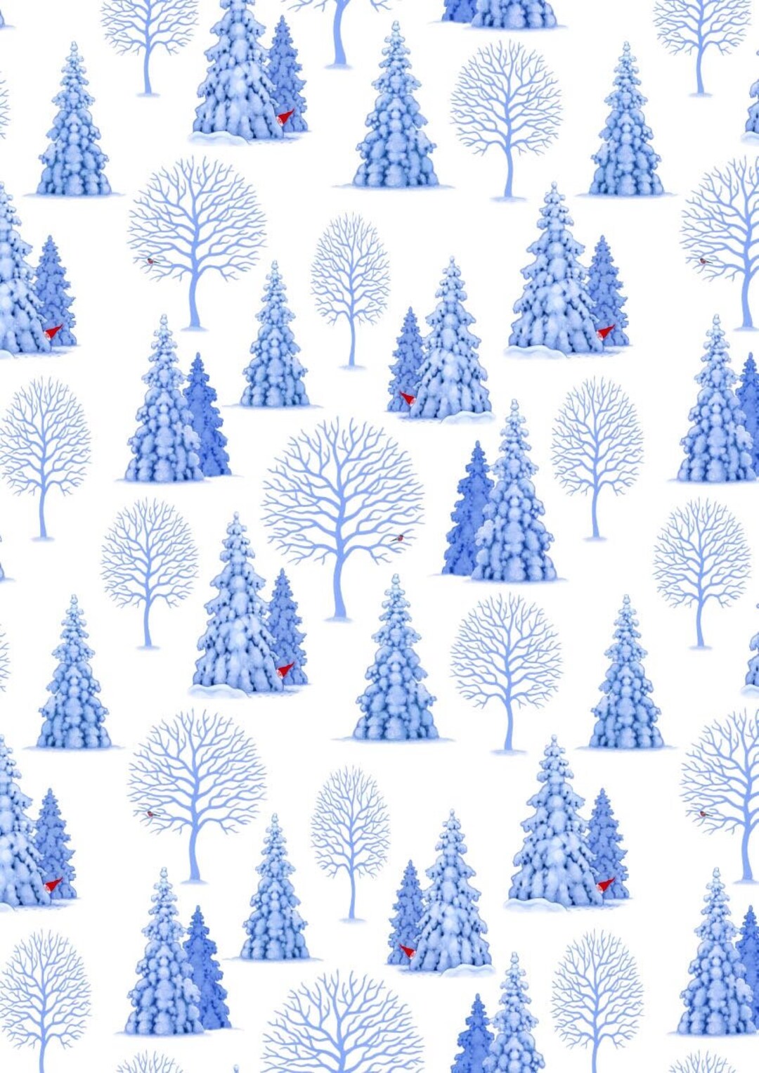 LAST BOLT!! Lewis & Irene Digital Print Tomten's Village Fabric ...