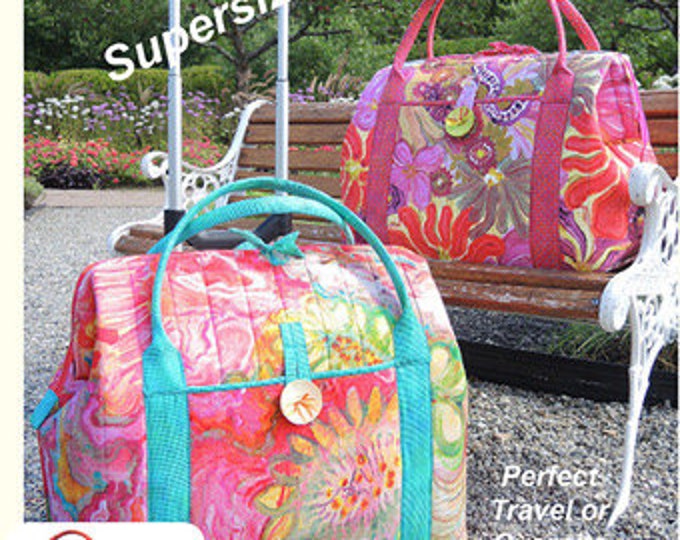 Aunties Two Weekend Duffle Bag Pattern Includes 2 Pre-bent Bag Stays 2 ...