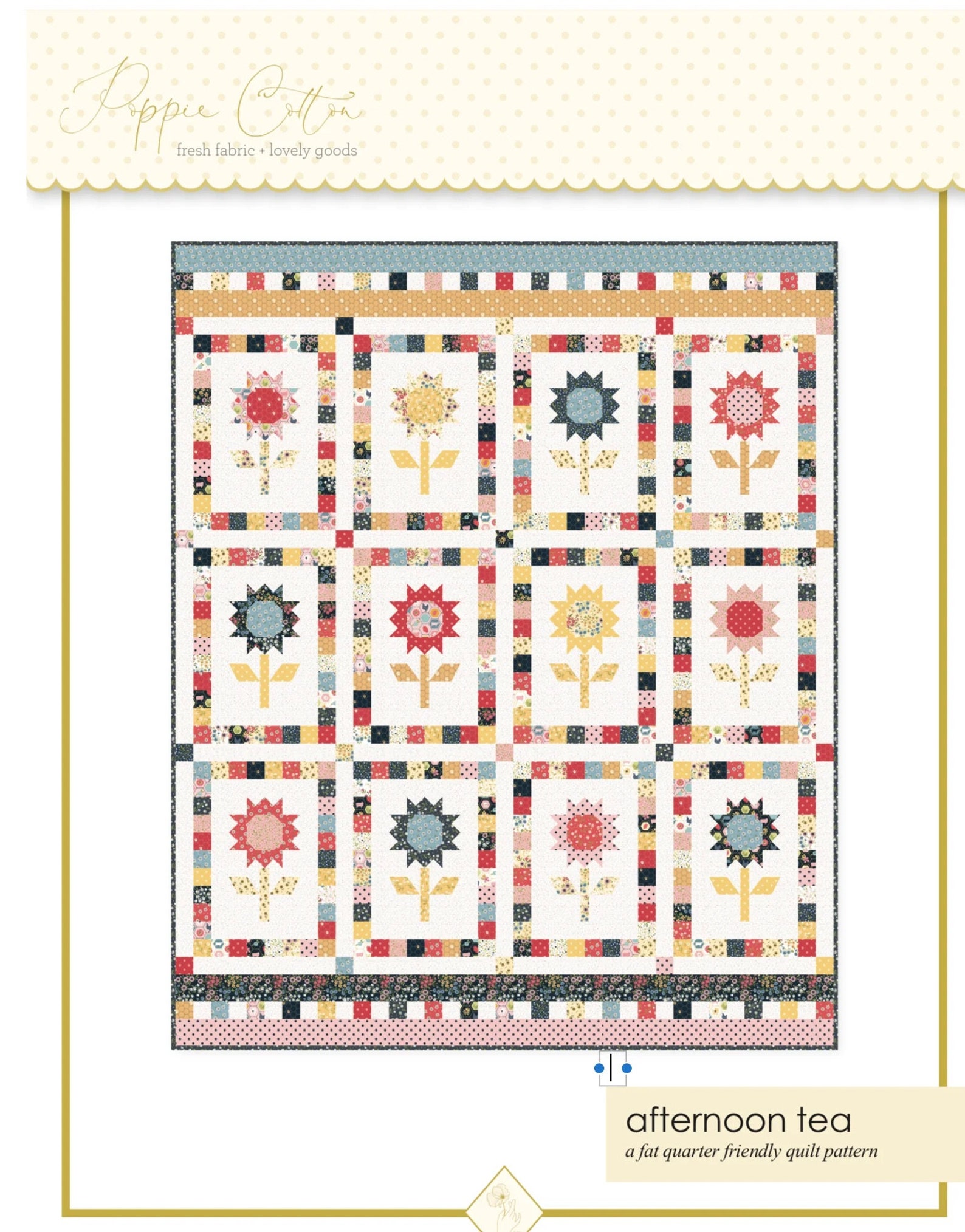 LIMITED EDITION!! Poppie Cotton Afternoon Tea Quilt Kit Featuring ...