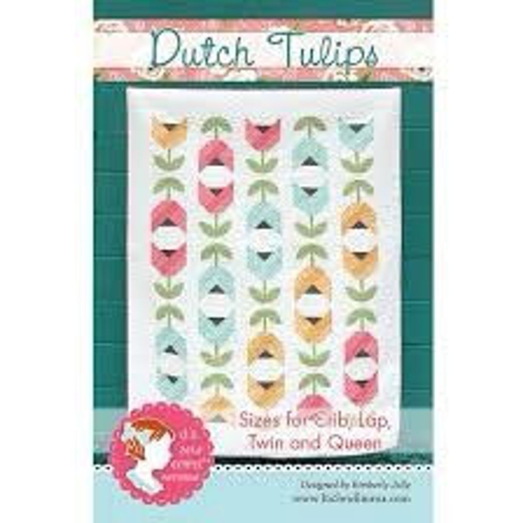 Its Sew Emma Dutch Tulips Quilt Pattern includes 4 Sizes in - Etsy