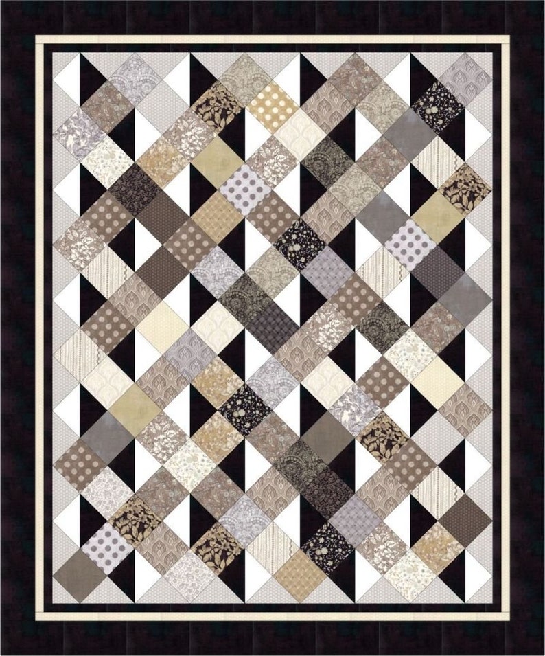 Pleasant Valley Creations Simply Serene Quilt Pattern - 4 Size ...