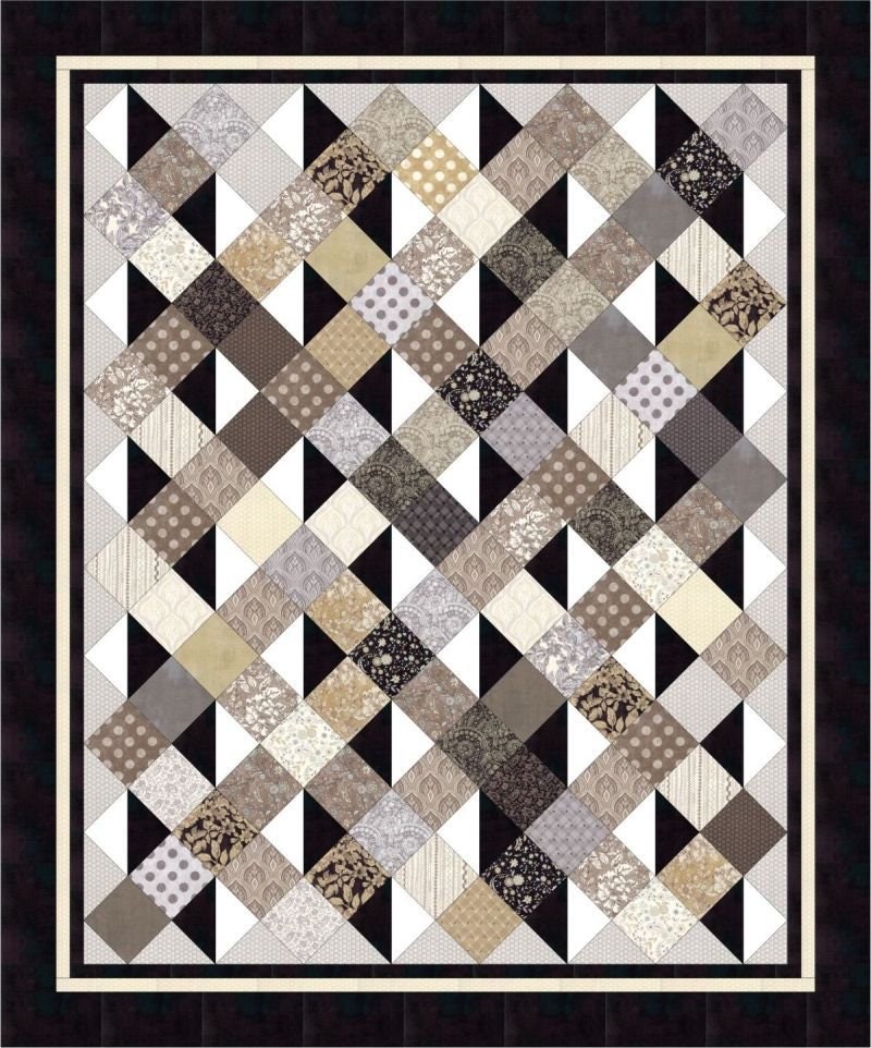 Pleasant Valley Creations Simply Serene Quilt Pattern - 4 Size ...