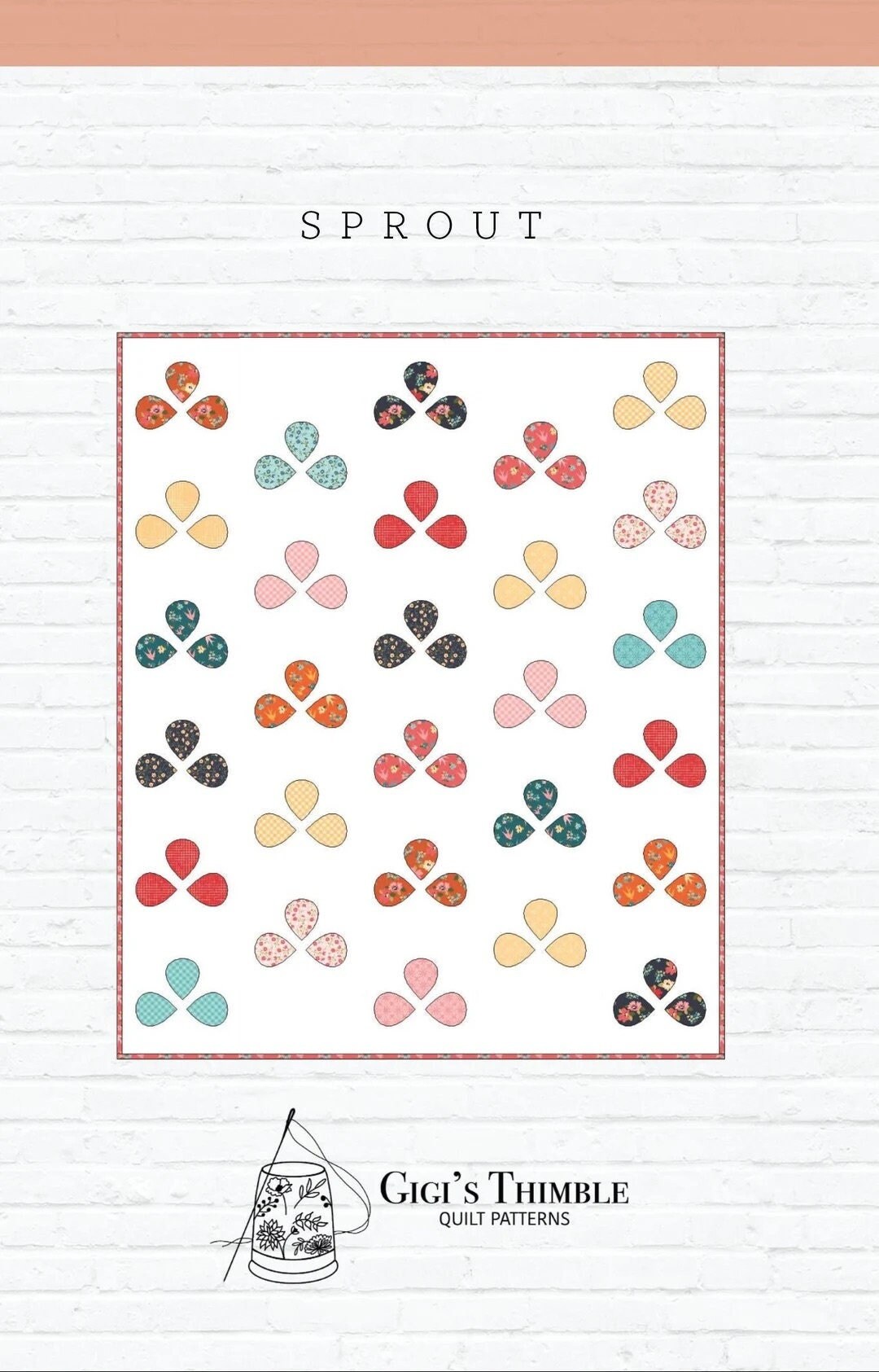 Gigi's Thimble Quilt Patterns Sprout Quilt Pattern (3 Size Variations ...