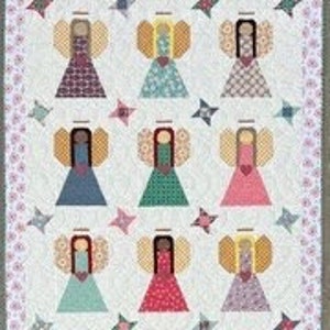 Easy Piecy Quilts Guardian Angles Quilt Pattern Finished Size: - Etsy